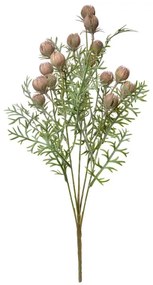 Umělá květina růžová Love in a mist - 47 cm