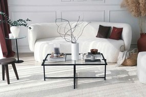 Designový konferenční stolek Vallerie 94 cm černý