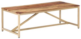 Konferenční stolek 120 x 60 x 40 cm masivní sheesham - Default Title