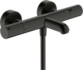Hansgrohe Ecostat Element - Termostatická vanová baterie, kartáčovaný černý chrom 13347340