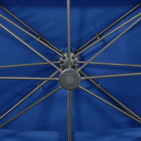 vidaXL Konzolový slunečník s dvojitou stříškou 400x300 cm [312371] Barva: azure blue