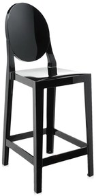 Kartell - Barová židle One More nízká, černá