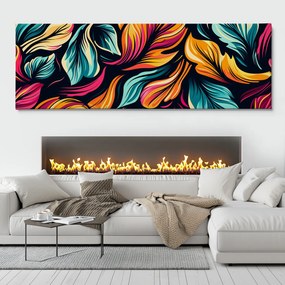 Obraz na plátně - Laterna Listem FeelHappy.cz Velikost obrazu: 120 x 40 cm