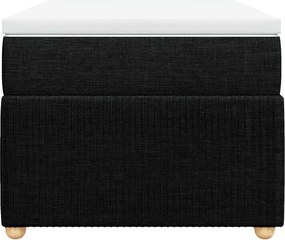 Box spring postel s matrací černá 90x190 cm textil 3285534