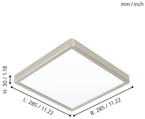 Eglo 99254 - LED Stropní svítidlo FUEVA 5 LED/20W/230V