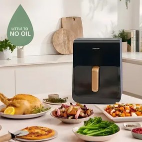 Panasonic NF-CC600AXE černo-modrá / Fritovací hrnec / 1450 W / 6 l / e