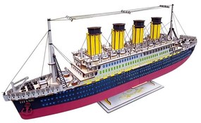 Woodcraft Woodcraft - Dřevěné 3D puzzle Titanic DV0153