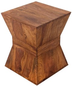 OnaDnes -20% Moebel Living Přírodní masivní sheeshamový odkládací stolek Giza 35x35 cm