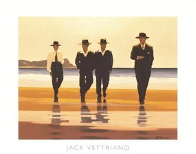 Umělecký tisk The Billy Boys – Billyho chlapci, 1994, Jack Vettriano, (50 x 40 cm)