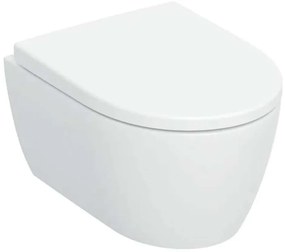 Geberit iCon - Závěsné WC se sedátkem SoftClose, TurboFlush, Rimfree, matná bílá 503.049.JT.1