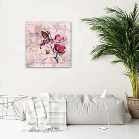 Gario Obraz na plátně Magnólie na růžovém pozadí - Andrea Haase Rozměry: 30 x 30 cm