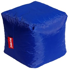 Tmavě modrý sedací vak BeanBag Cube