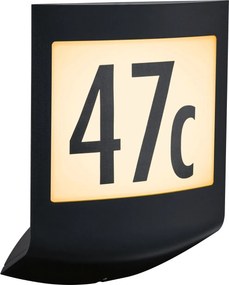 P 94509 LED venkovní nástěnné svítidlo Smart Home Zigbee Padea soumrakový senzor neláká hmyz IP44 198x71mm CCT 8,2W 230V antracit umělá hmota - PAULMANN