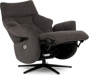 Polohovací křeslo hnědé, elektrické TV-B3973 BR2
