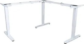 Equip Elektrický rám stolu Triple Motor L-tvar bílá / Rám stolu / výšk