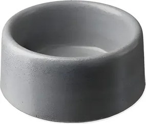 BE-MI Miska beton kulatá 4 l / Miska pro psy a kočky / Beton / Do myčk