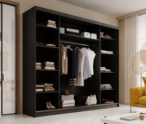ADRK Furniture Posuvná skříň Andy 250 ADRK-SW-AND-BW-250