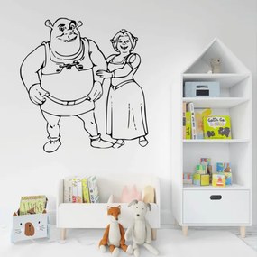Samolepka Shrek a Fiona