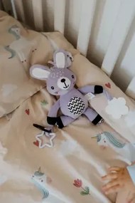 BABYTED Chrastítko Zajíček / Plyš / 30 cm / od 0 měsíců