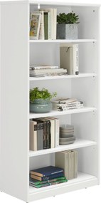 XXXLutz REGÁL, bílá, 72/148/36 cm Xora - Knihovny - 000017003026