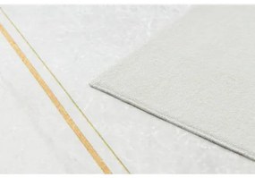 Dywany Luszczow Kusový koberec ANDRE pratelný 1150 Monstera odchází, kostka protiskluz, bílá / zlato Rozměr koberce: 120 x 170 cm