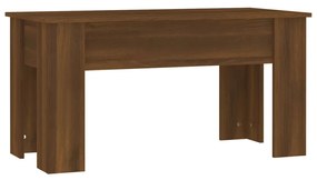 Konferenční stolek hnědý dub 101 x 49 x 52 cm kompozitní dřevo - Default Title
