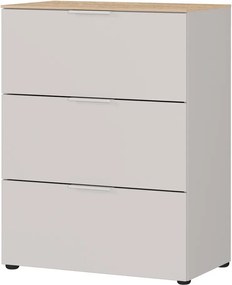 Krémová matná skříňka 68x98x40 cm Savoca – Germania