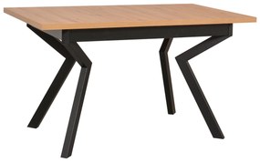 Jídelní stůl Paco 4 Zvolte barvu horní desky: Bílý (borovice andersen), Zvolte barvu nožek: Černá