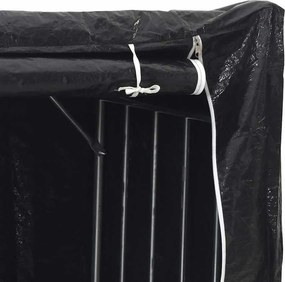 vidaXL Stojan na palivové dřevo s krytem 151x80,5x110,5 cm [4104942]
