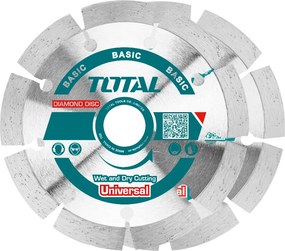Diamantový řezný kotouč segmentový 115 × 22,2 mm TOTAL TAC21111532