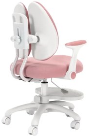 Dětská rostoucí židle Neoseat KIDDY TWO — látka, růžová