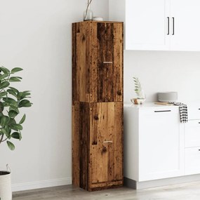 Skříňka na léky old wood 40 x 41 x 174,5 cm kompozitní dřevo 3309652