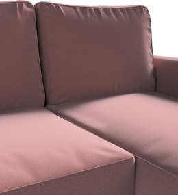 Potah na pohovku IKEA Backabro rozkládací se šezlongem barva fialová látka sametová