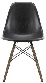 Eames Fiberglass chair DSW tmavě lakovaný javor tmavě šedá Vitra