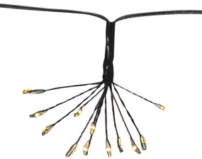 Světelný LED řetěz Star Trading Dew Drop Flower, délka 2,1 m
