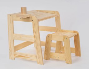 BabyBeds Psací stůl s magnetickou deskou - SET Vyberte sestavu: Psací stůl s magnetickou tabulí + taburet + židle