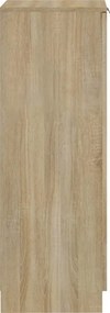 vidaXL Botník 30 x 35 x 100 cm kompozitní dřevo [811433] Barva: bílá s vysokým leskem