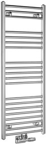 Aqualine Aqualine, ALYA topné těleso rovné 400x1188mm, středové připojení, chrom, LLS308
