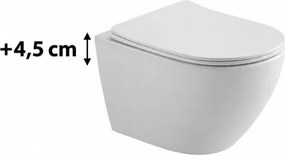 WC s prkénkem softclose závěsné SAT Ergo zadní odpad SATERG3