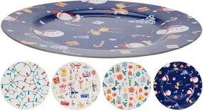 Plastový dekorační tác VÁNOCE assort 33 cm
