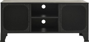 TV skříňka šedá 105 x 36 x 47 cm kov a MDF 335910