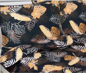 Bavlněné povlečení Šedá,Oranžová 90/881 - 140x200 cm, 70x90 cm