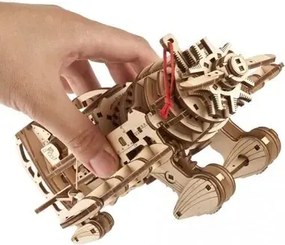 Ugears 3D dřevěné mechanické puzzle Letadlo Mad Hornet / od 14 let / 3