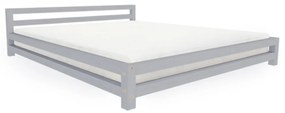 Benlemi Dvoulůžková postel MODERN Zvolte barvu: Tmavě šedá, Rozměr: 160 x 200 cm