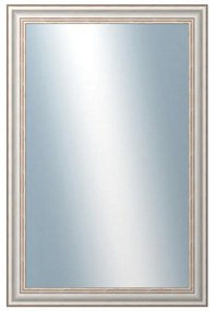 DANTIK - Zarámované zrcadlo - rozměr s rámem cca 40x60 cm z lišty TOULON bílá velká (2665)