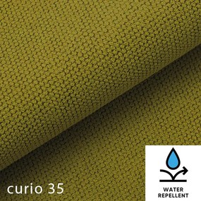 Malá sedací souprava SLIM | 235x179 cm | PRAVÁ | 35 zelená | rozkládací + úložný prostor