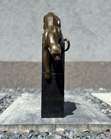 Luxusní bronzová socha - Panther