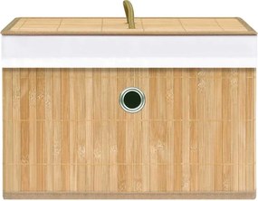 Bambusové úložné boxy 4 ks 320765