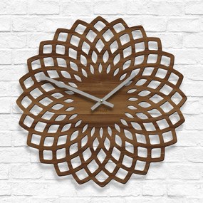 DUBLEZ | Dřevěné nástěnné hodiny do kuchyně - Floris