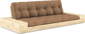 Karup Design Rozkládací pohovka BASE - 755 Mocca / Se dvěma bočními boxy